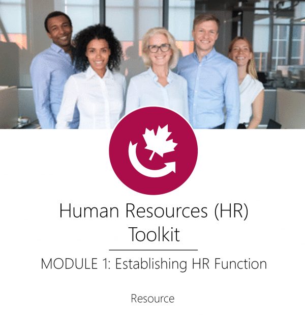 Human Resources (HR) Toolkit – MODULE 1: Establishing HR Function ...
